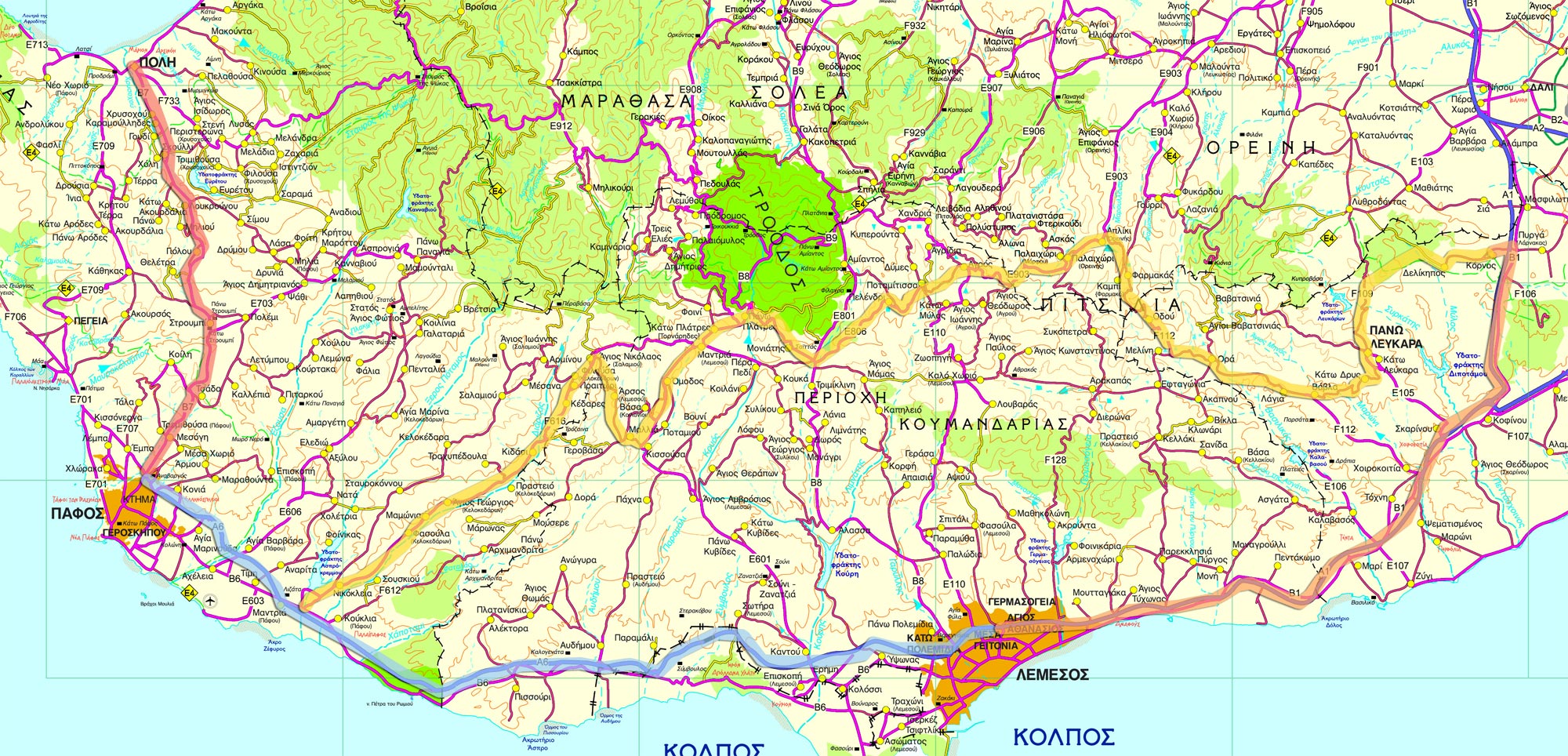 Συγκοινωνίες - Kornos